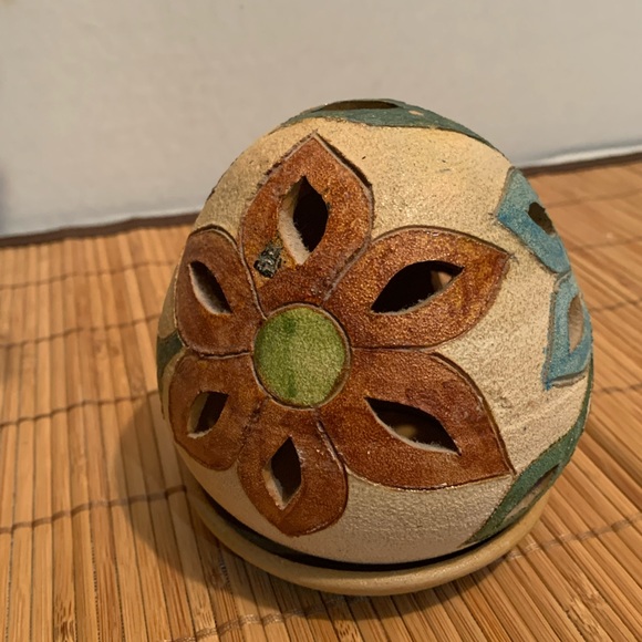 Dining | Mexican Sand Pottery Candle Holder | Poshmark